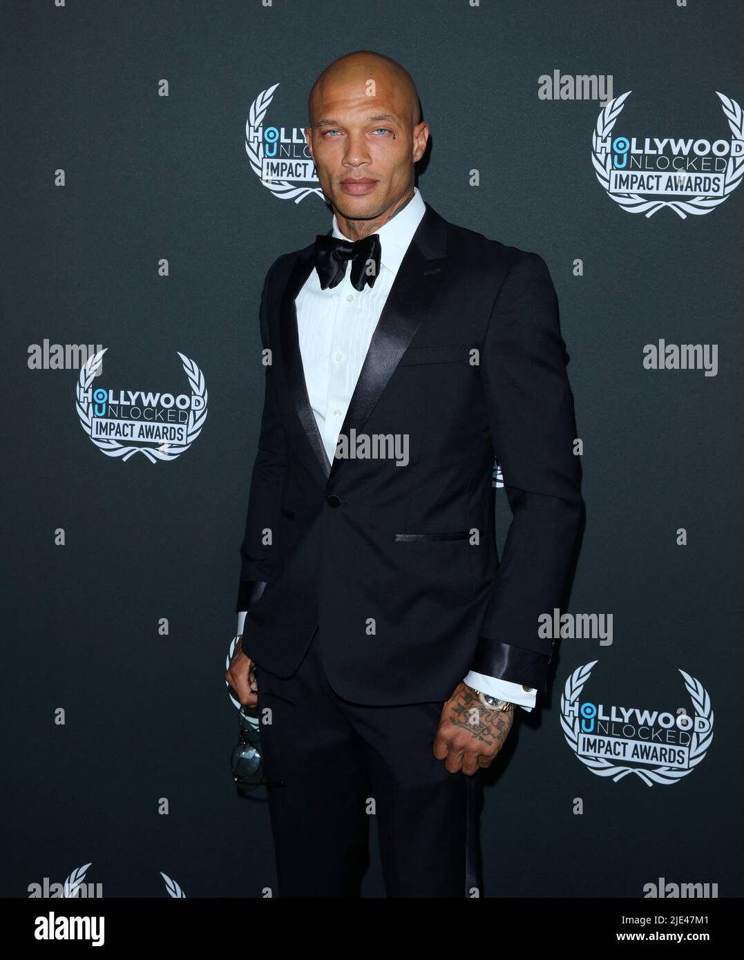 Jeremy Meeks arrives at The Second Annual Hollywood Unlocked Impact ...