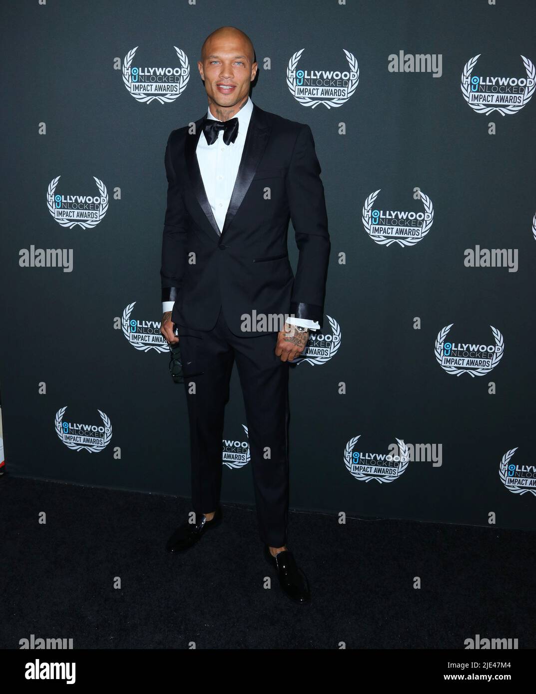 Jeremy Meeks arrives at The Second Annual Hollywood Unlocked Impact ...