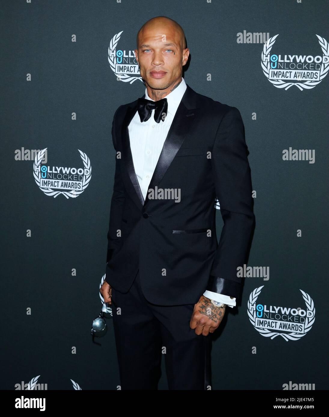 Jeremy Meeks arrives at The Second Annual Hollywood Unlocked Impact ...