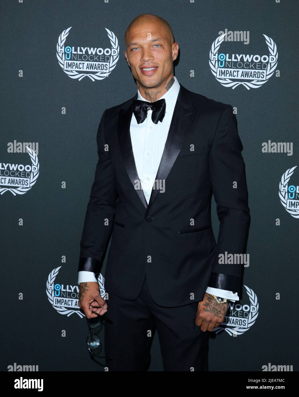 Jeremy Meeks arrives at The Second Annual Hollywood Unlocked Impact ...