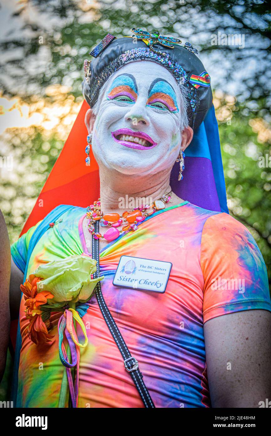 USA. 24th June, 2022. Hundreds Of Drag Queens and Kings filled the ...
