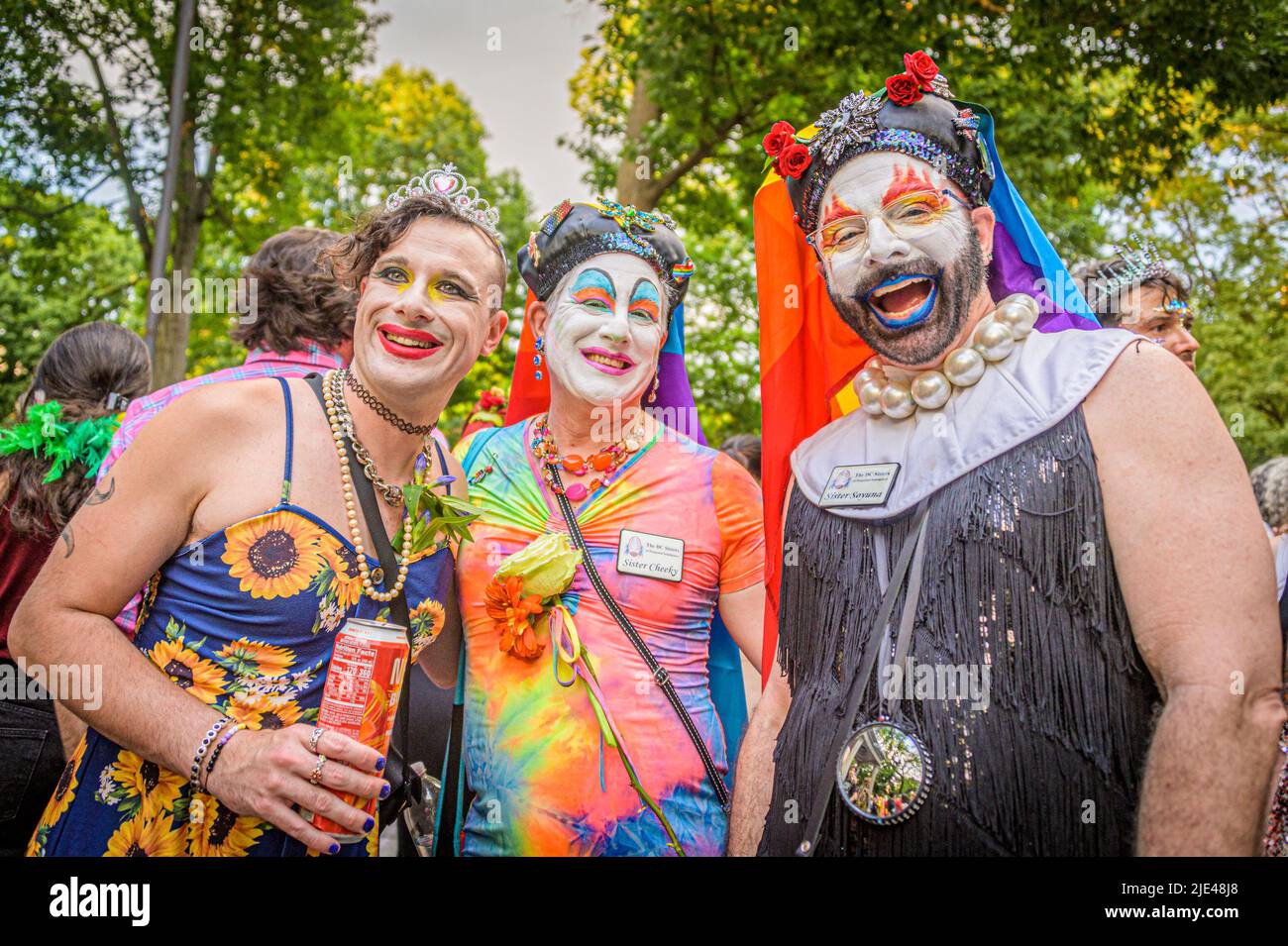 USA. 24th June, 2022. Hundreds Of Drag Queens and Kings filled the ...