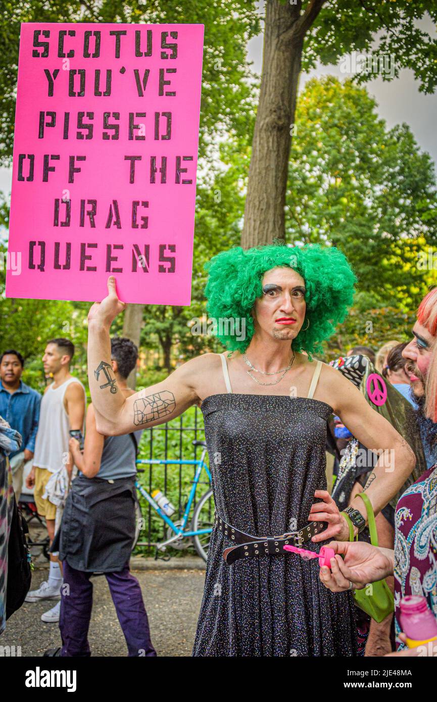 USA. 24th June, 2022. Hundreds Of Drag Queens and Kings filled the ...