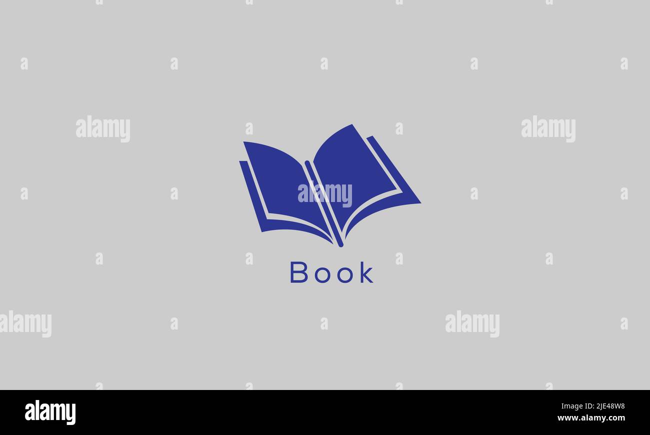 Book vector logo design Stock Vector Image & Art - Alamy