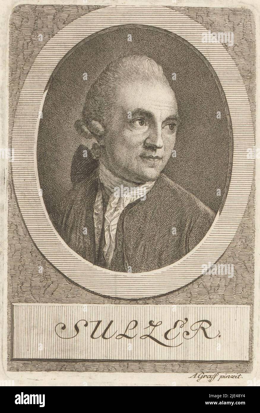 Portrait of Friedrich Gabriel Sulzer, Heinrich Pfenninger (attributed ...