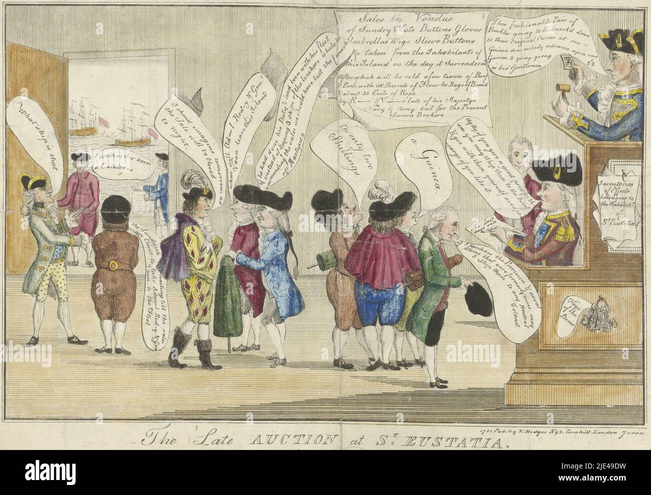 Anglo dutch war cartoon hi-res stock photography and images - Alamy