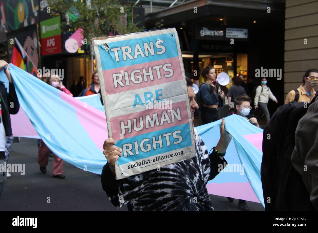 Sydney, Australia. 25th June 2022. Community Action for Rainbow Rights ...