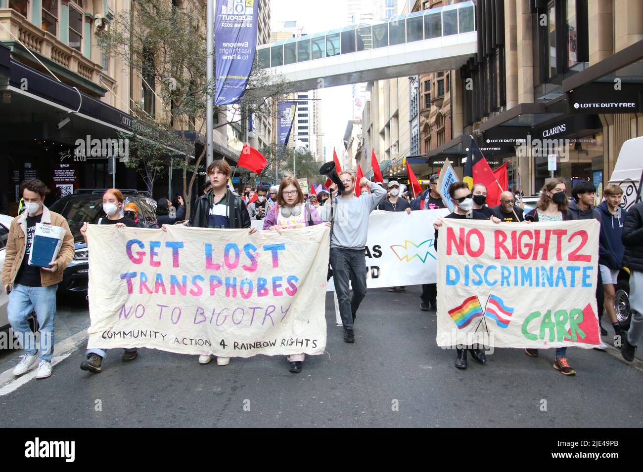 Sydney, Australia. 25th June 2022. Community Action for Rainbow Rights ...