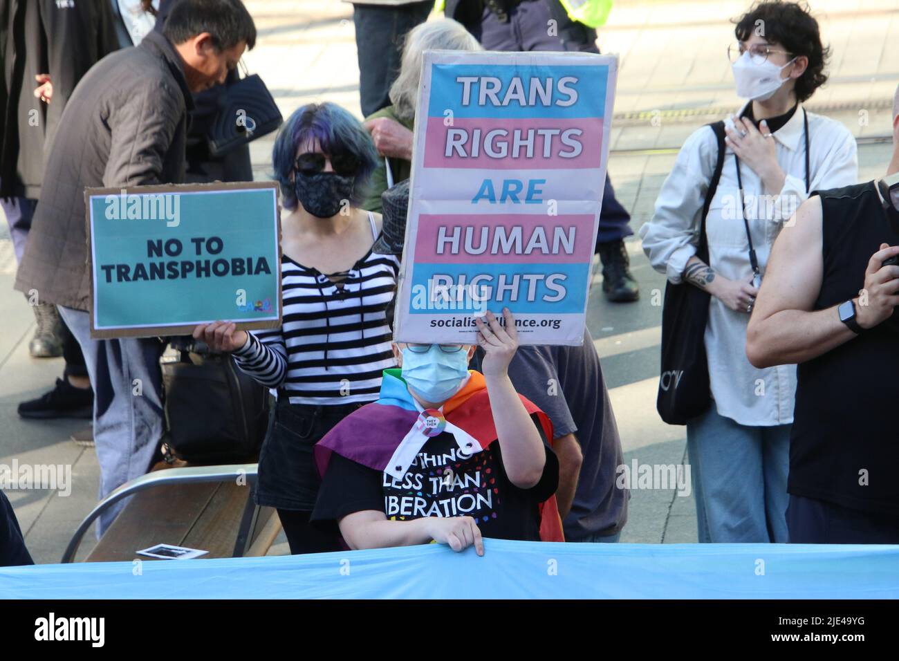 Community action for rainbow rights hi-res stock photography and images ...