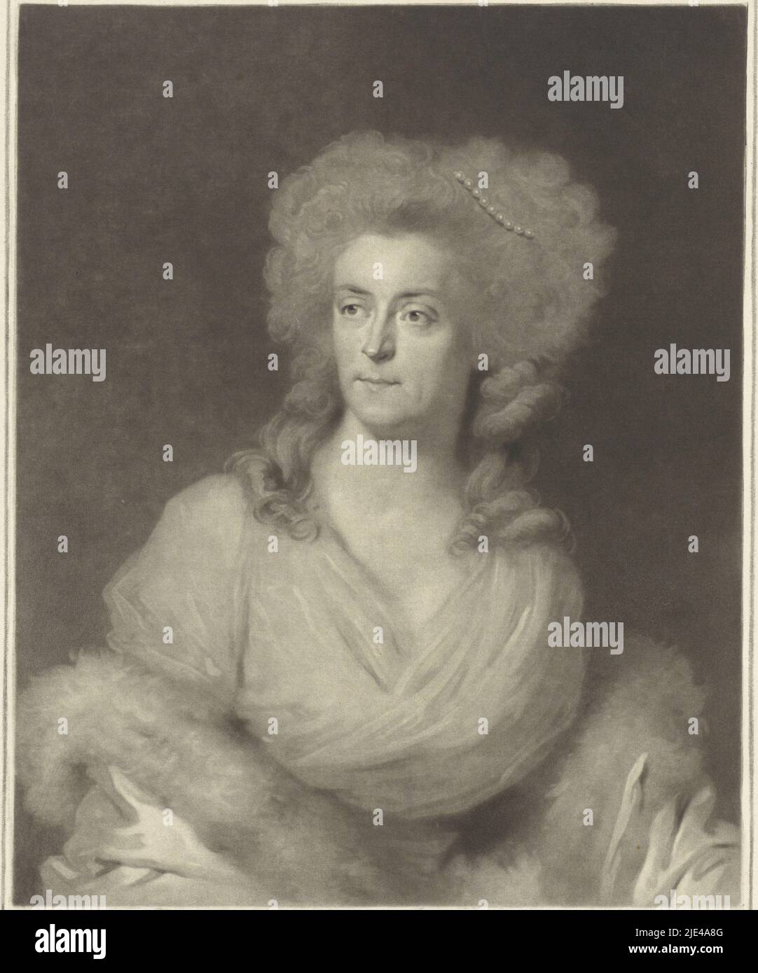 Portrait of Wilhelmina of Prussia, Charles Howard Hodges, after Johann ...