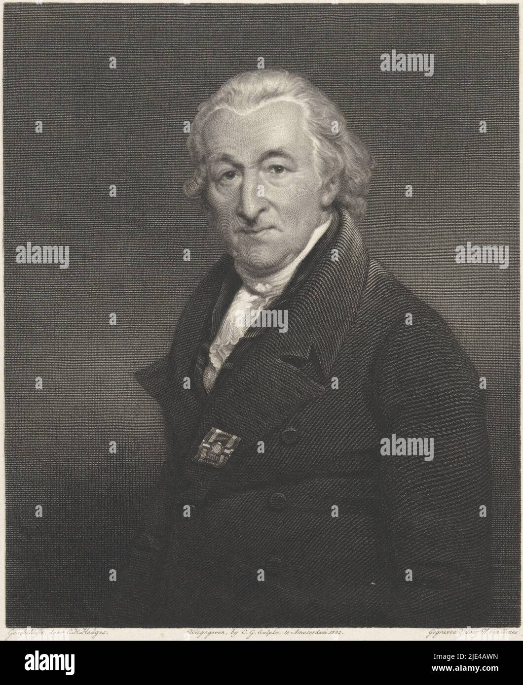 Portrait of Martinus van Marum, Willem van Senus, after Charles Howard ...