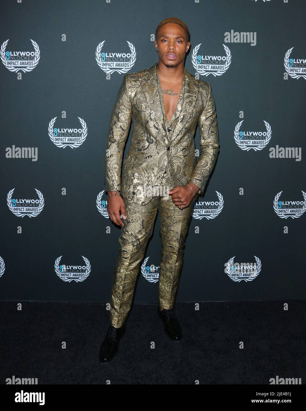 Avery Wilson arrives at The Second Annual Hollywood Unlocked Impact ...