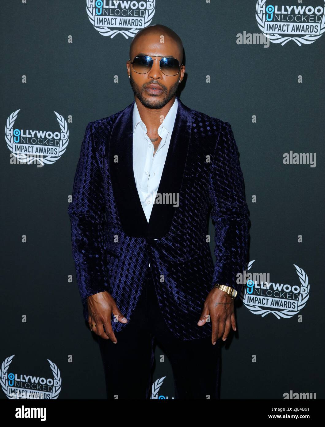 Tevin Baker arrives at The Second Annual Hollywood Unlocked Impact ...