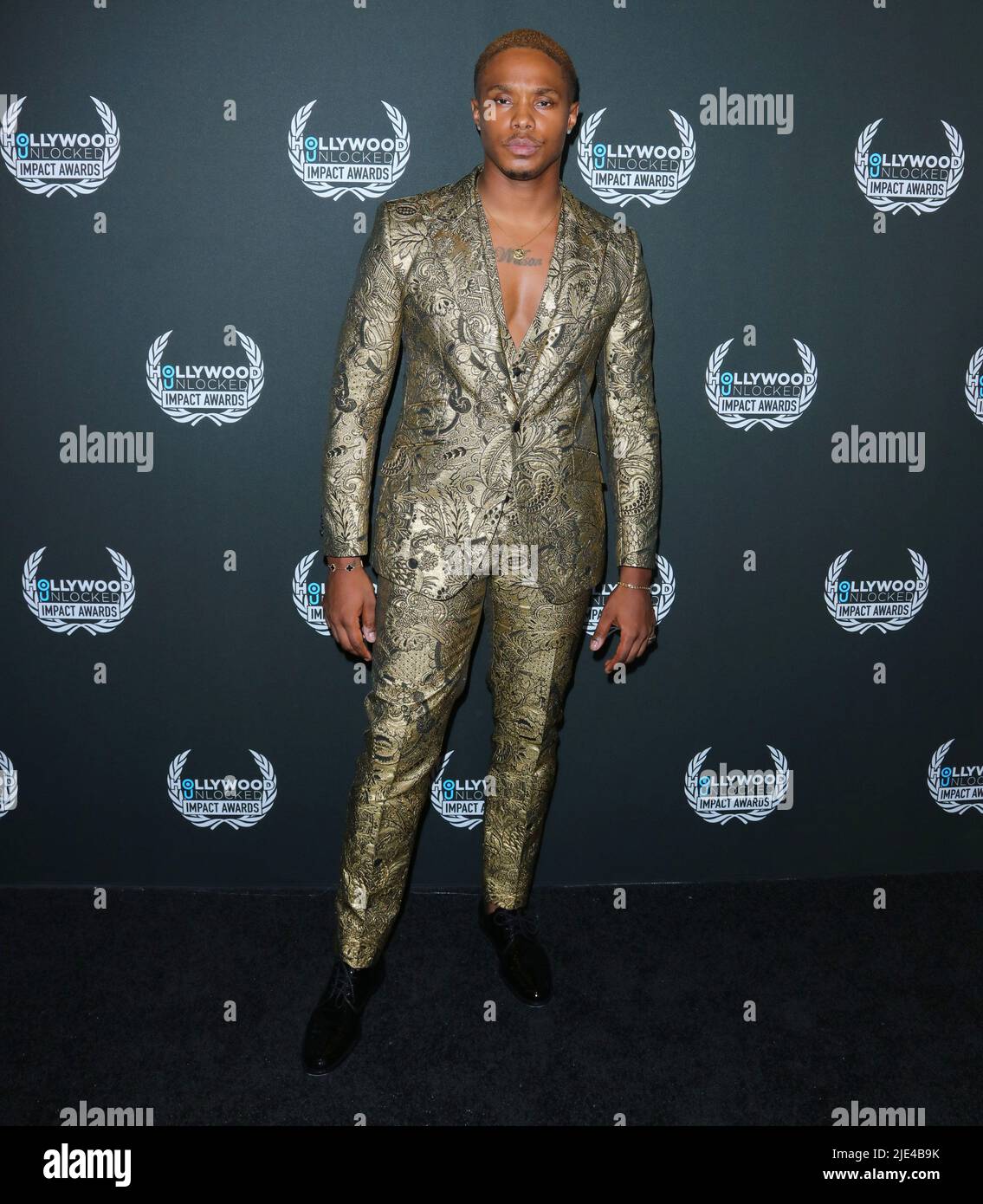 Avery Wilson arrives at The Second Annual Hollywood Unlocked Impact ...