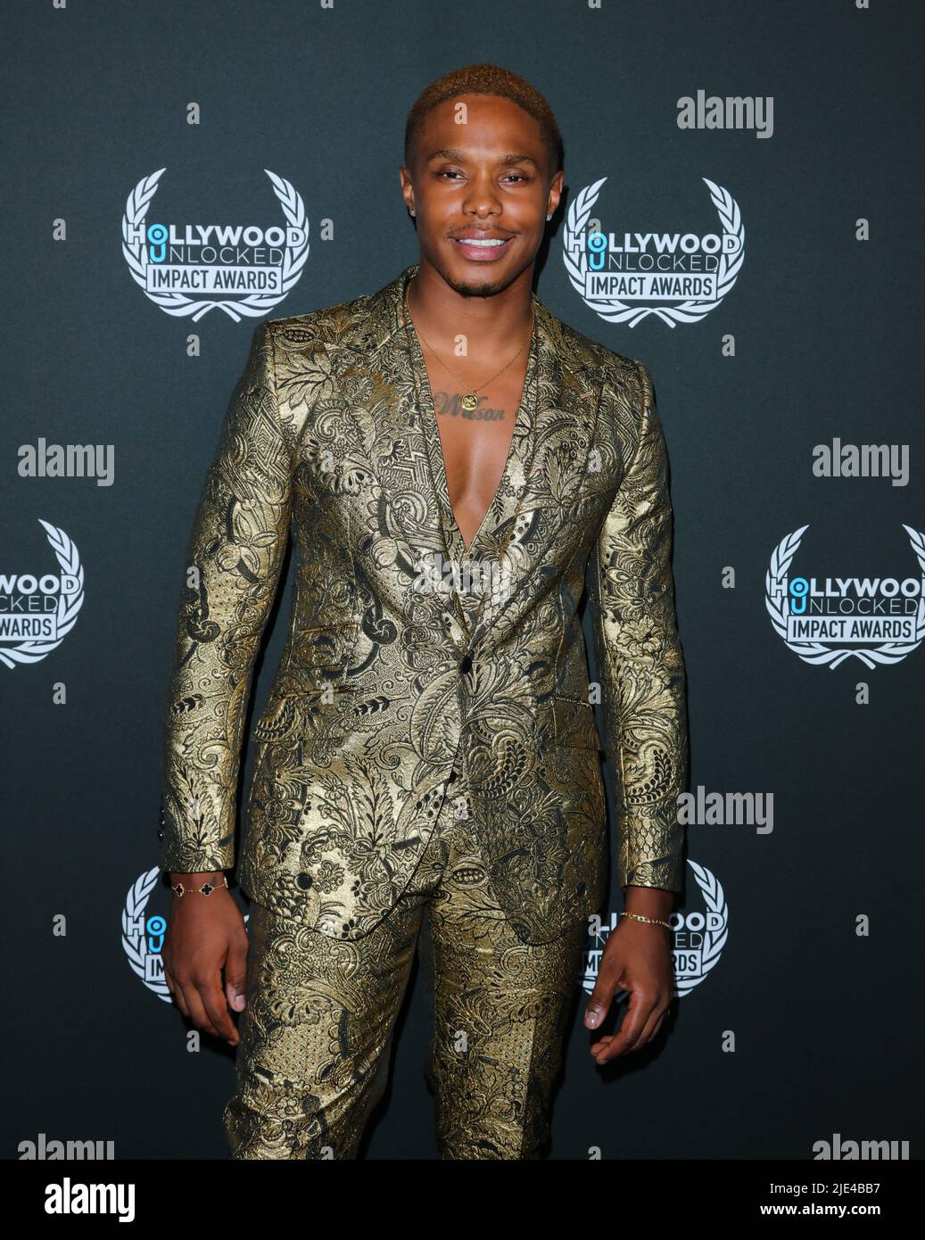 Avery Wilson arrives at The Second Annual Hollywood Unlocked Impact ...