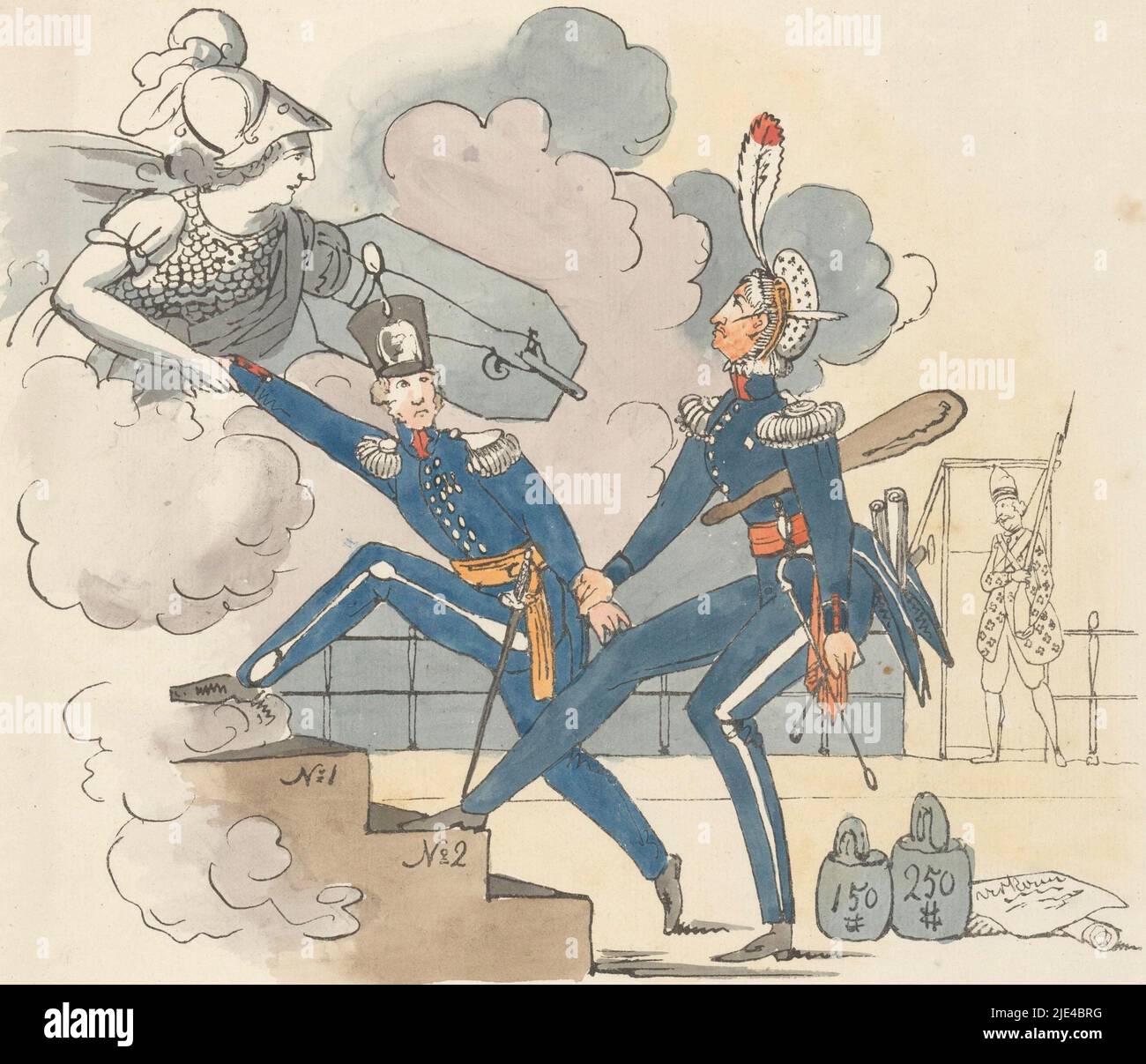 Military cartoon hi-res stock photography and images - Alamy