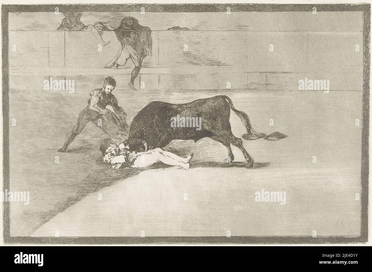 Death of Pepe-Hillo in the Bullring of Madrid, Francisco de Goya, 1811 ...
