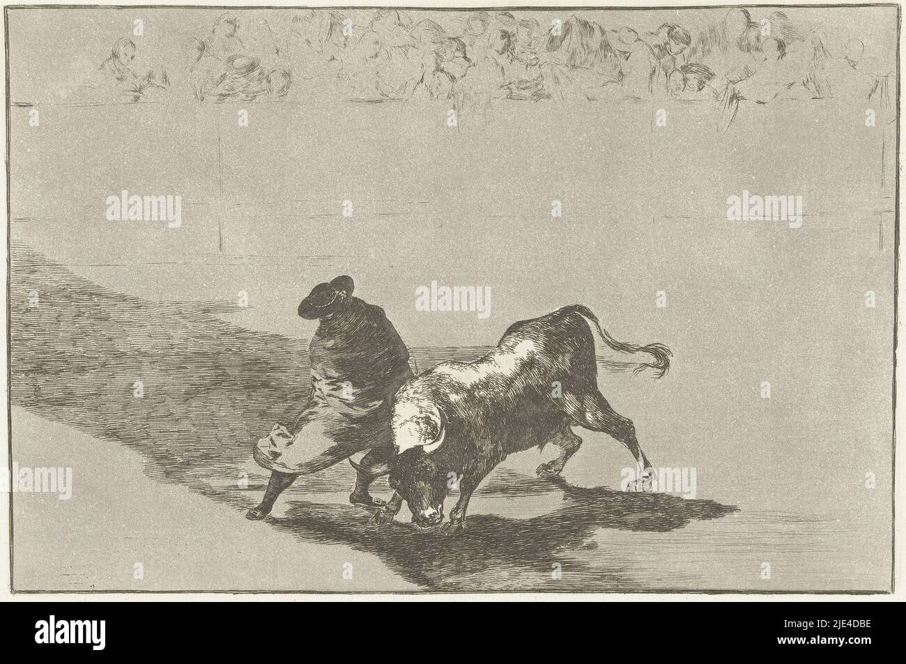 Bullfighter in an arena, Francisco de Goya, 1811 - 1816, A torero ...