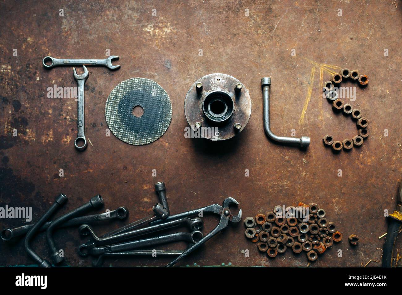 Letter made tools hi-res stock photography and images - Alamy