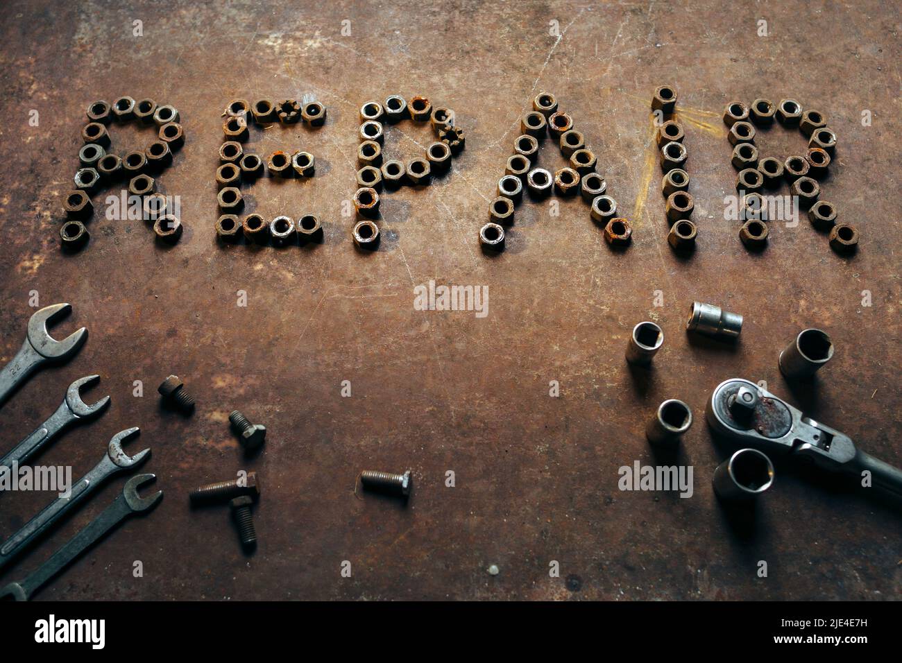 The Word Repair Made Of Tools Stock Photo Alamy the-word-repair-made-of-tools-stock-photo-alamy