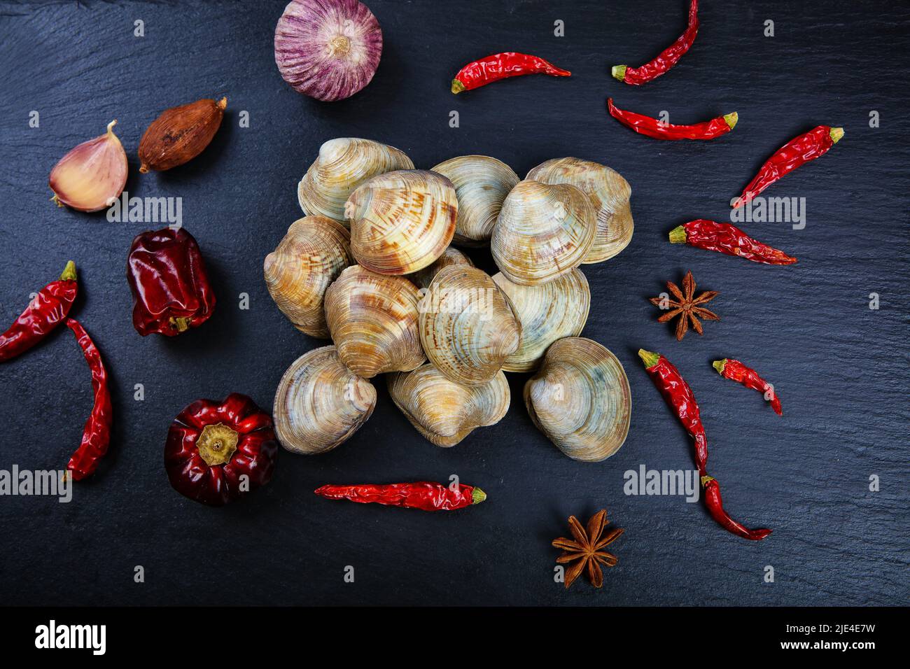 Clams preparation hi-res stock photography and images - Alamy