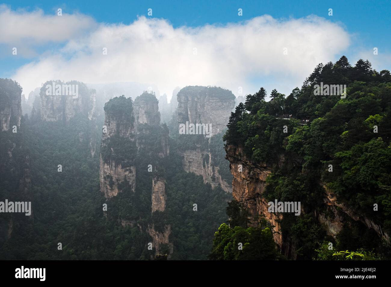 Unique big beautiful hunan wuling under well tianmen opens show a china ...