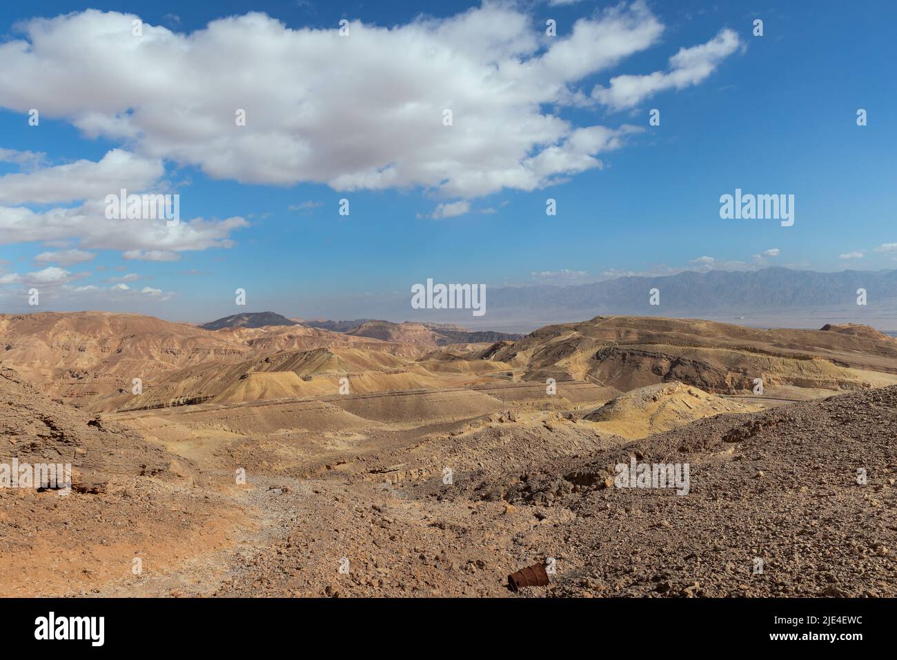 beautiful mountains landscape in Arava desert Israel Stock Photo - Alamy
