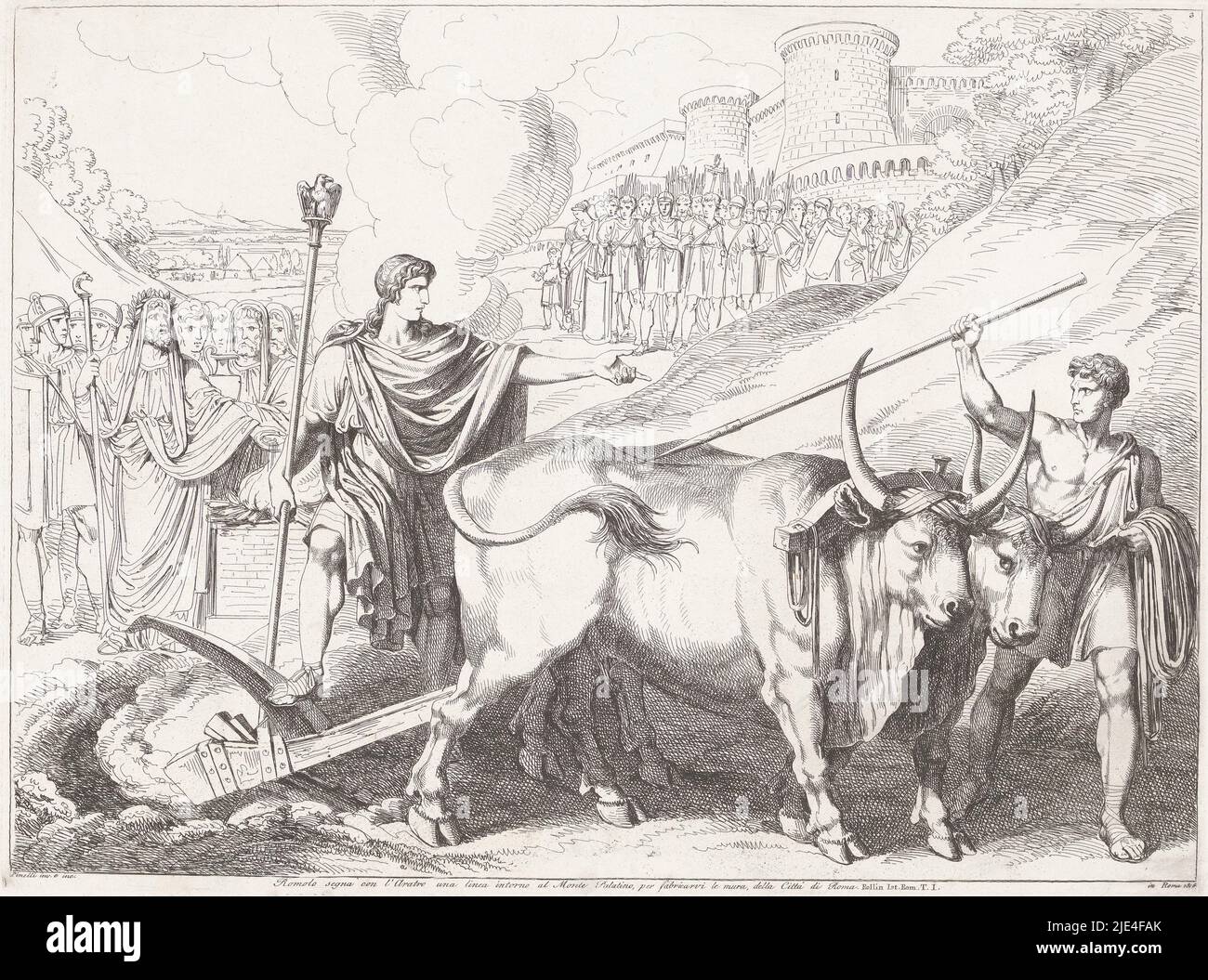 Romulus draws hi-res stock photography and images - Alamy