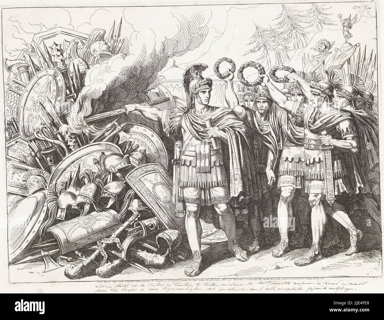 Gaius marius sets fire hi-res stock photography and images - Alamy