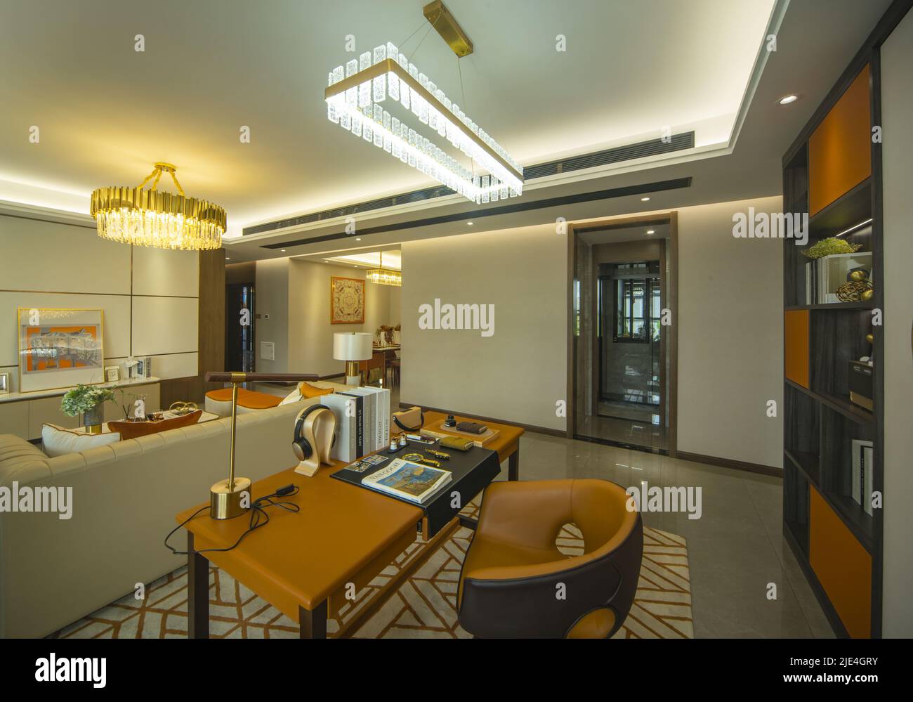 The mock up room fine decoration Stock Photo - Alamy