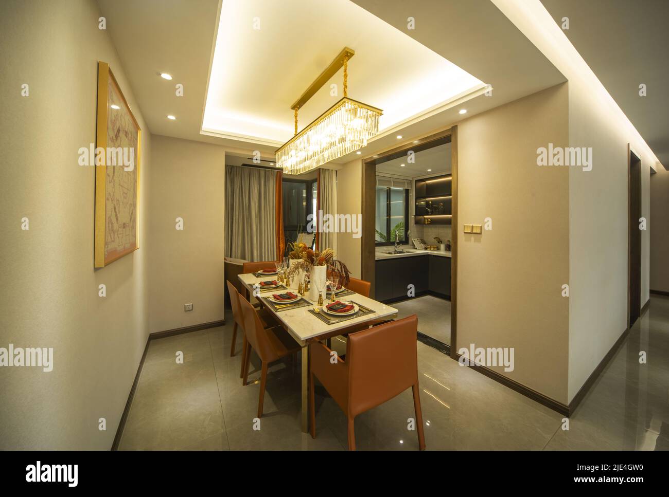 The mock up room fine decoration Stock Photo - Alamy