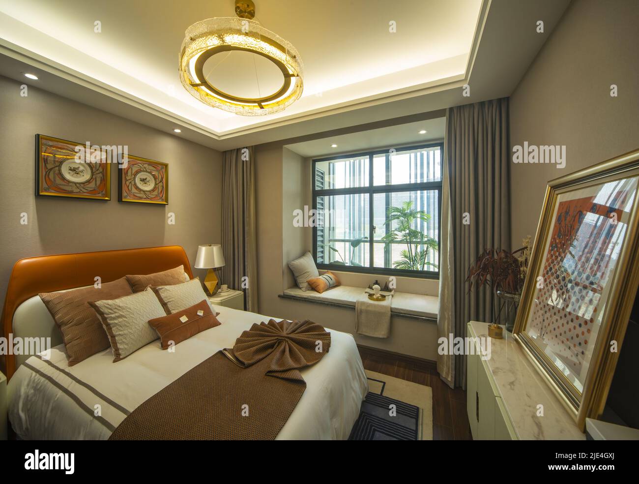 The mock up room fine decoration Stock Photo - Alamy