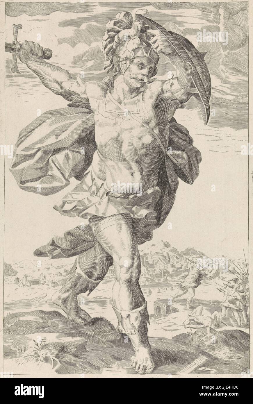 Horatius Cocles, Frederik Nicolaas Horatius Witsen Geysbeek, after ...