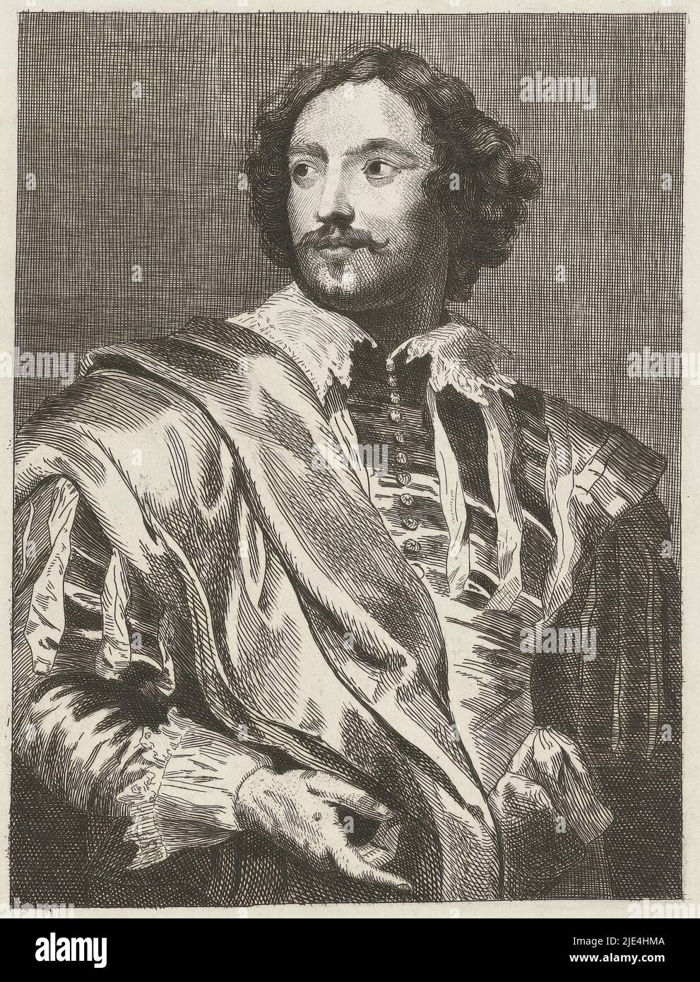 Portrait of Paulus Pontius, George Andries Karsen, after Anthony van ...