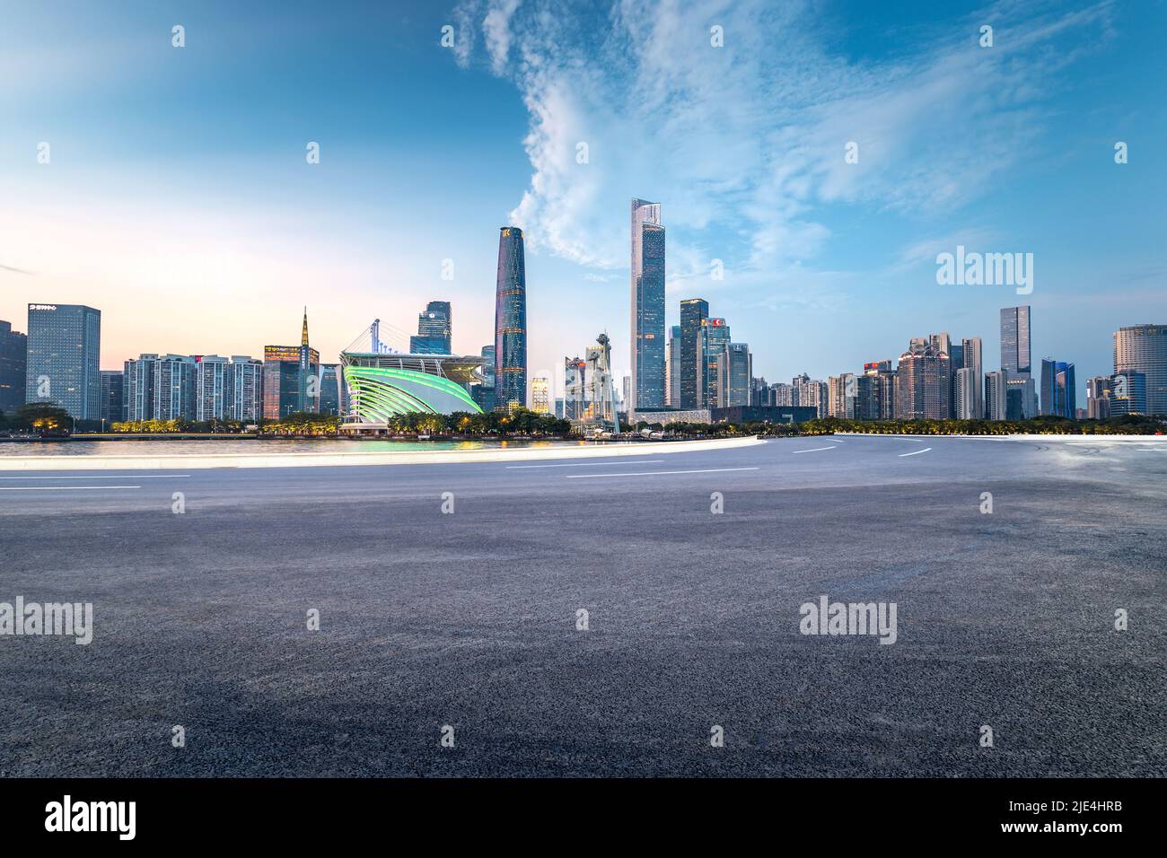 Guangzhou pearl river new town of guangdong province scenery Stock ...
