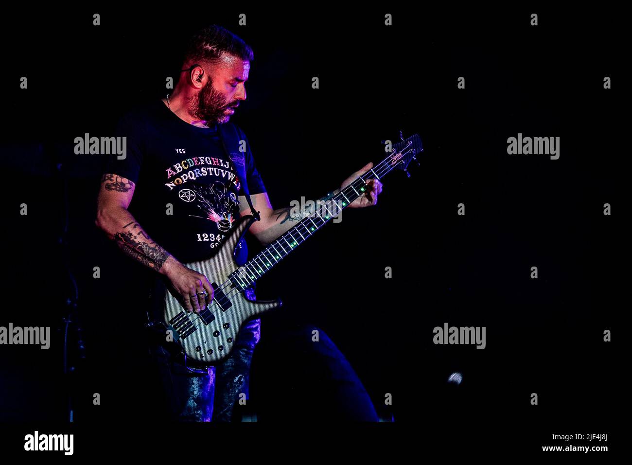 Odense, Denmark. 25th June, 2022. The English rock band Muse performs a ...