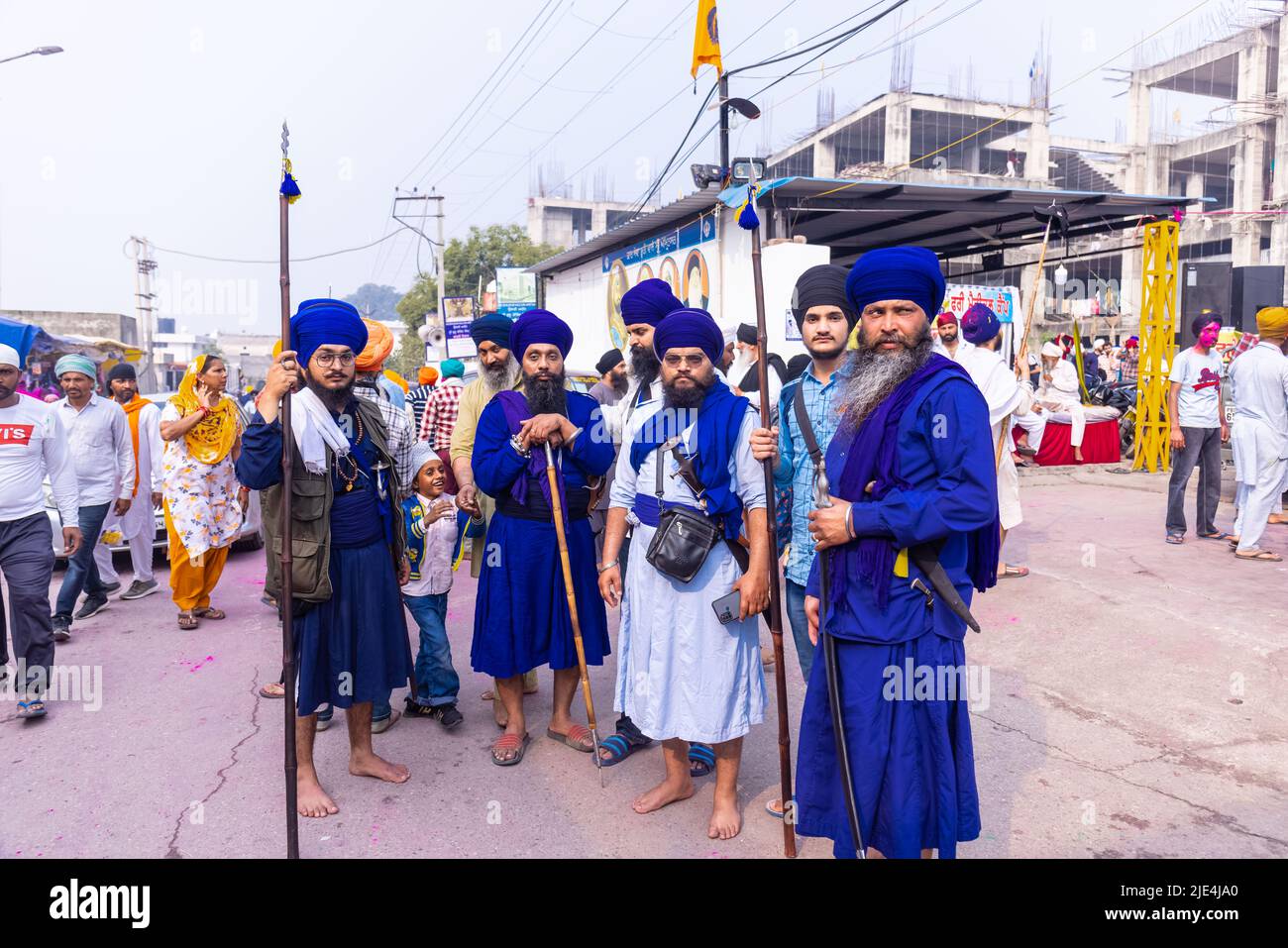 Anandpur Sahib, Punjab, India - March 2022: Portrait of sikh male ...