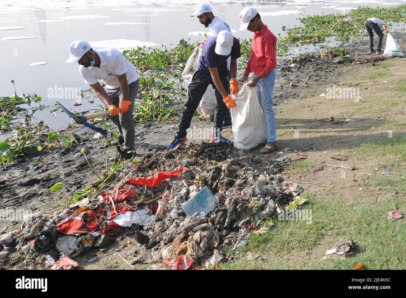 New Delhi, New Delhi, India. 25th June, 2022. People and collage ...