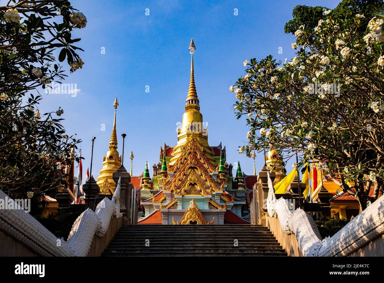 Phra Mahathat Chedi Phakdee Prakat temple in Prachuap Khiri Khan ...