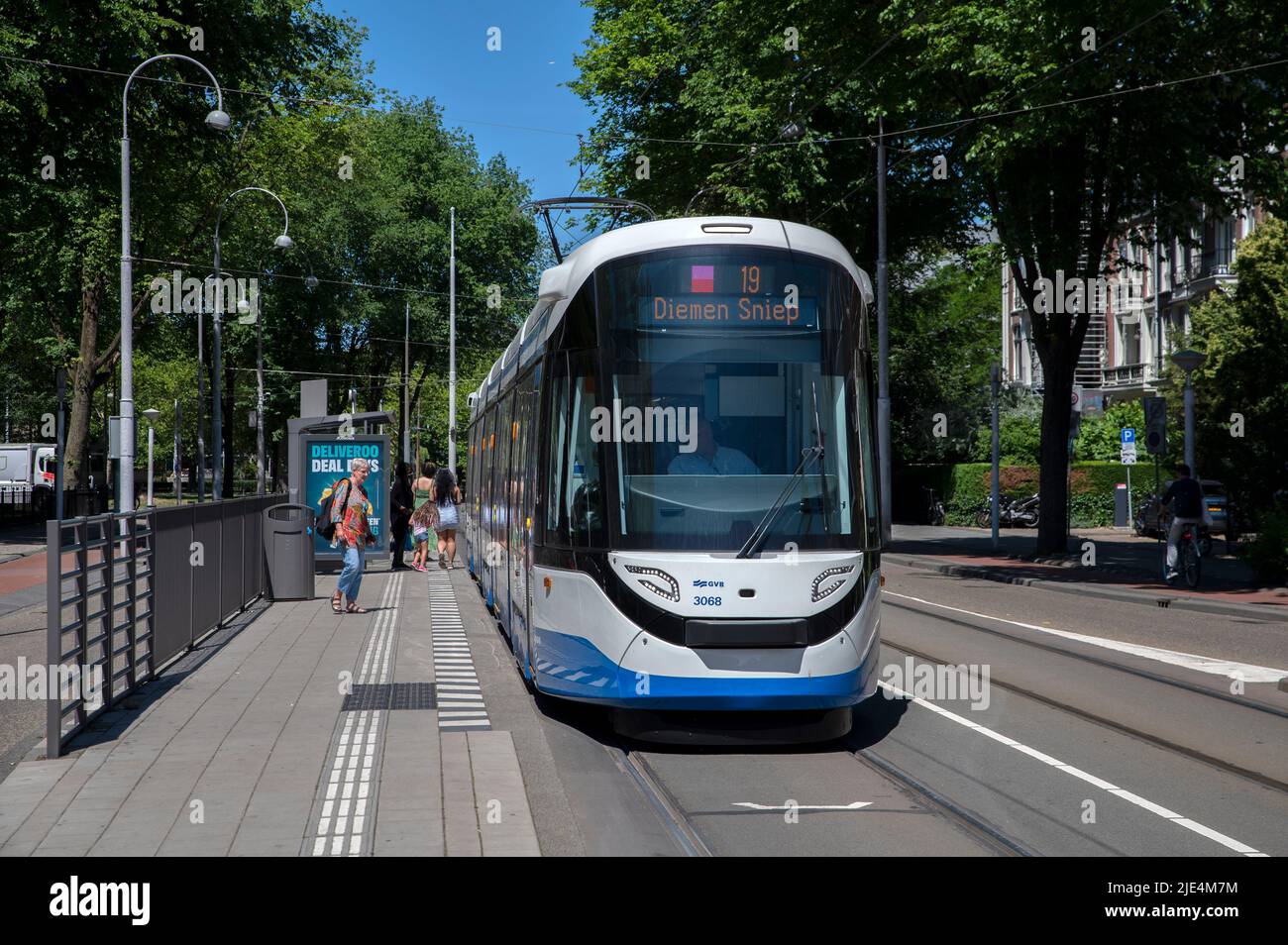 Tram 19 At Amsterdam The Netherlands 22-6-2022 Stock Photo - Alamy