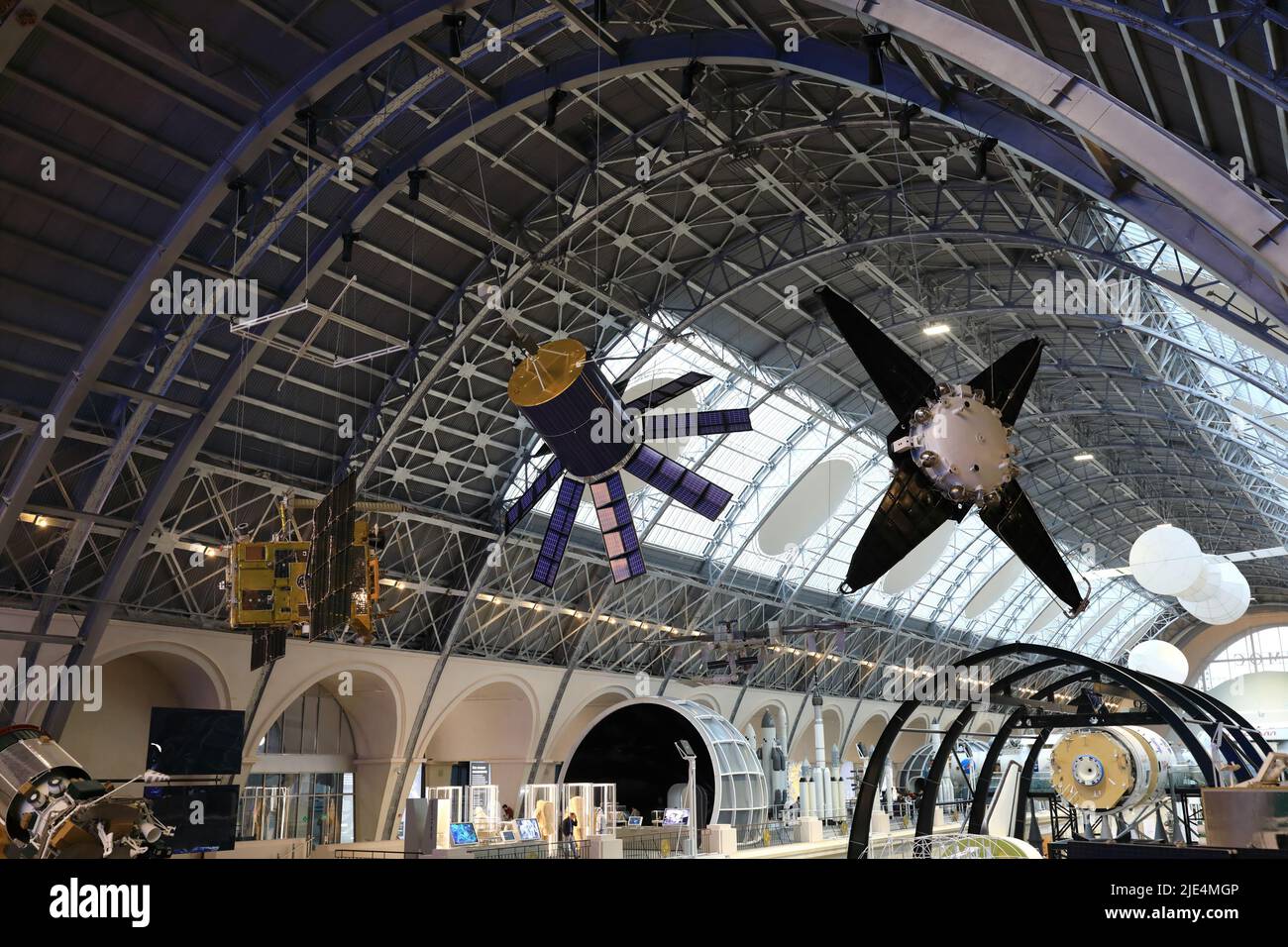 Moscow, Russia. May 2, 2022. Editorial Use Only. Interior of Cosmos ...