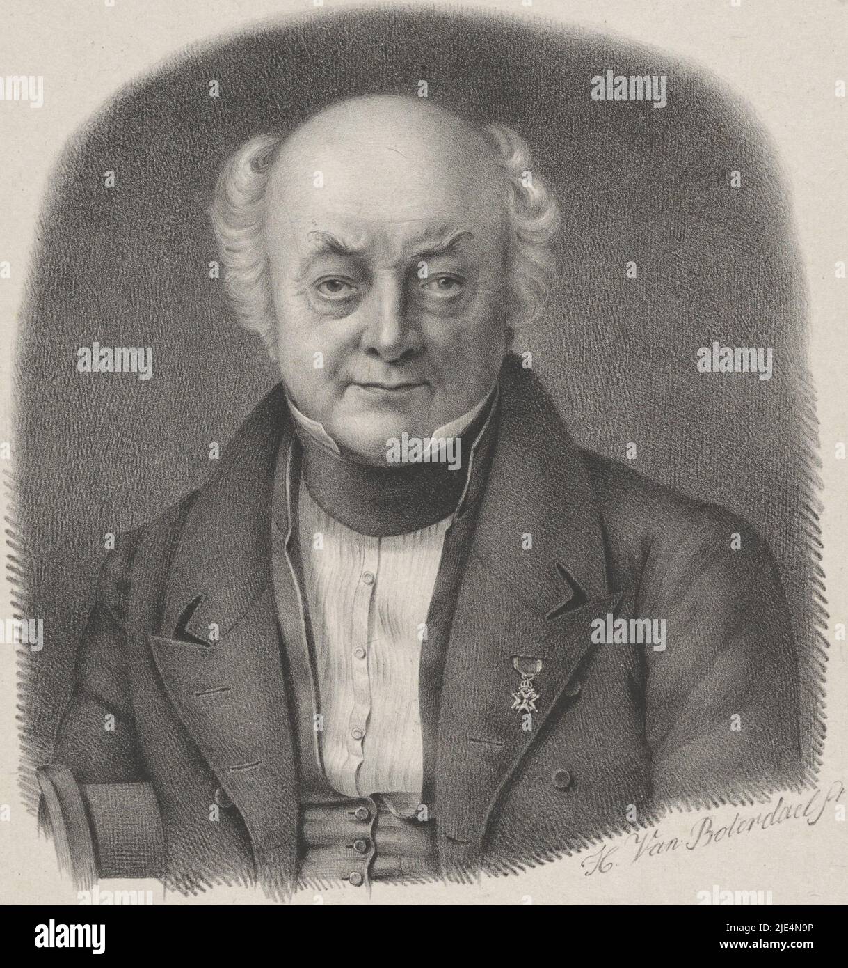 The person being portrayed is wearing the Order of the Dutch Lion on ...