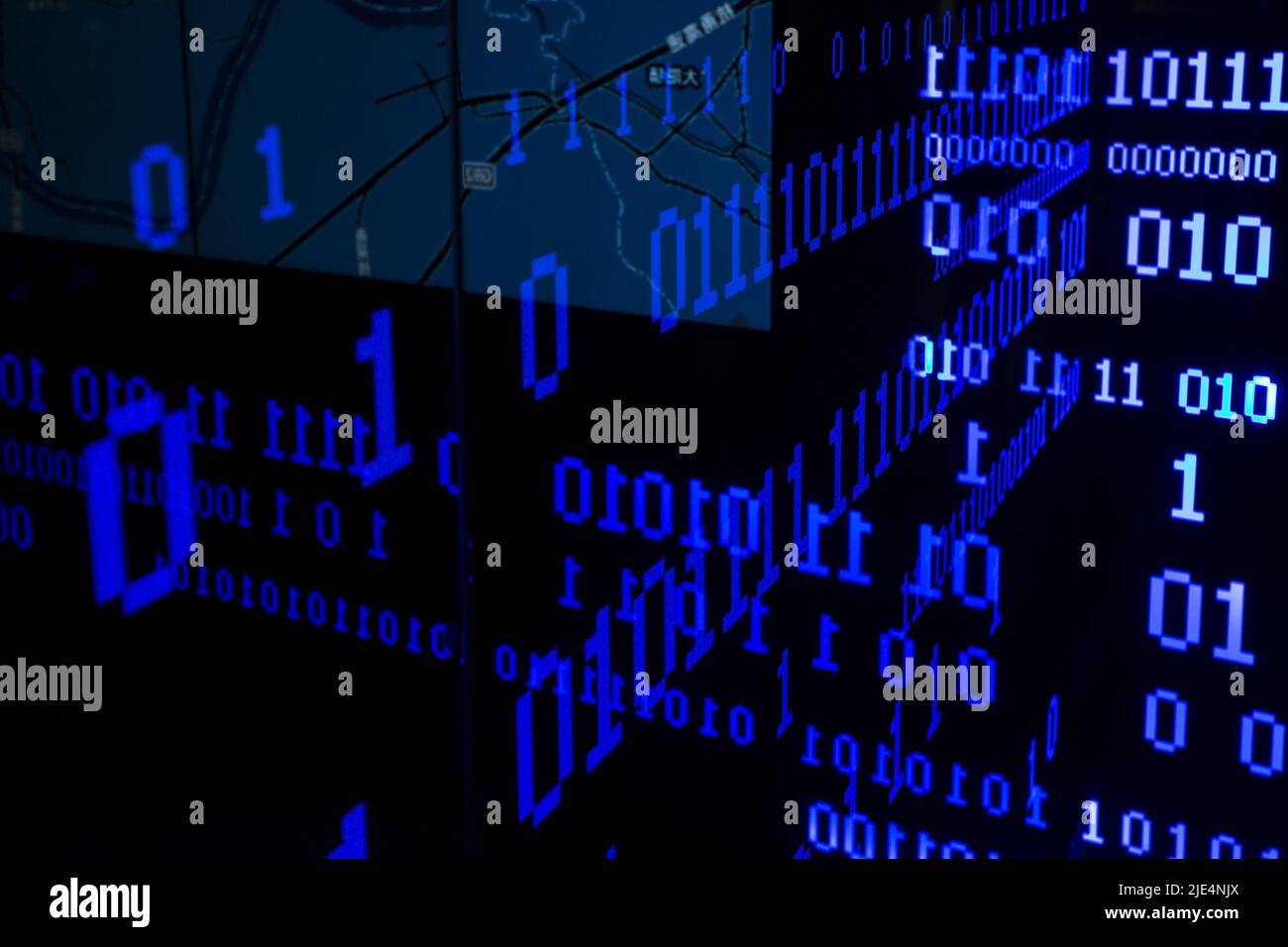 In the future data diagrams computer forecast Stock Photo - Alamy