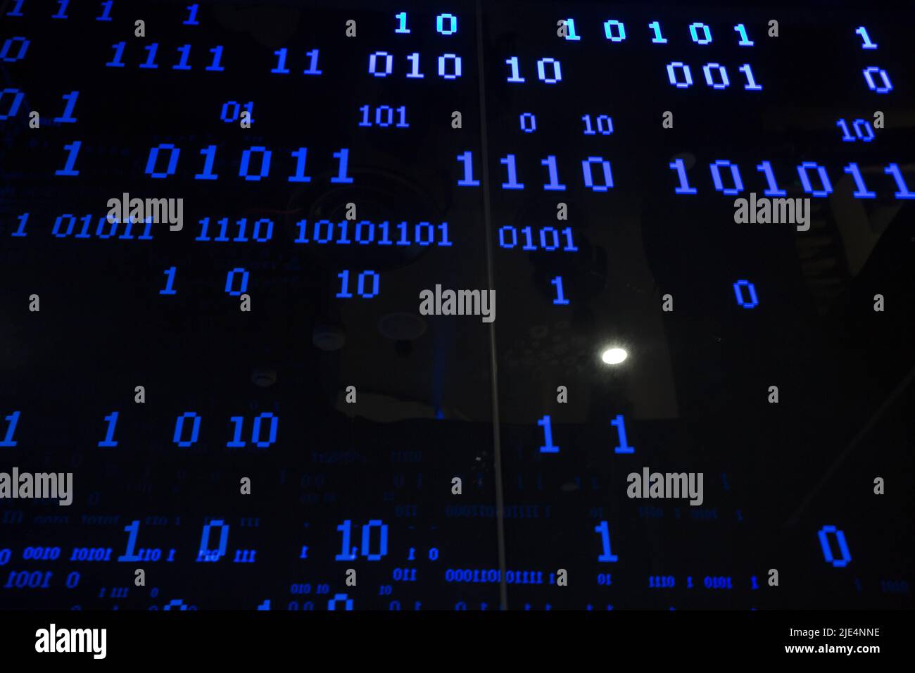 In the future data diagrams computer forecast Stock Photo - Alamy