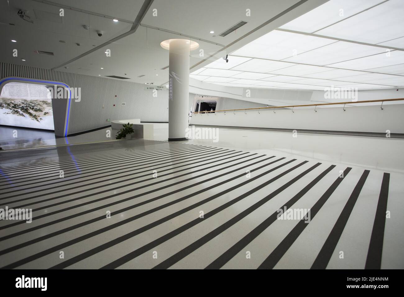 Zhejiang ningbo city exhibition hall indoor space Stock Photo - Alamy
