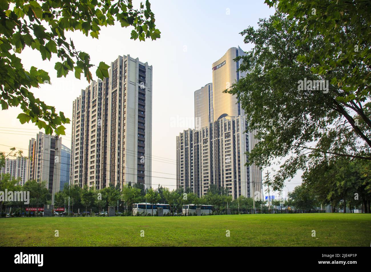 Beijing cities buildings buildings skyscrapers Stock Photo - Alamy