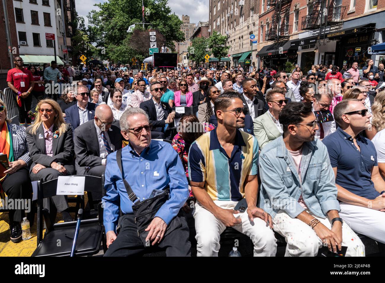 New York, NY - June 24, 2022: Atmosphere during Stonewall Day and ... New York, NY - June 24, 2022: Atmosphere during Stonewall Day and ...