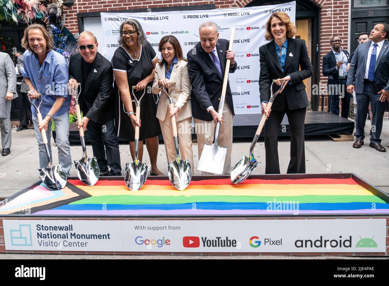 New York, NY - June 24, 2022: Lance Le Pere, Michael Kors, Ann Marie ...