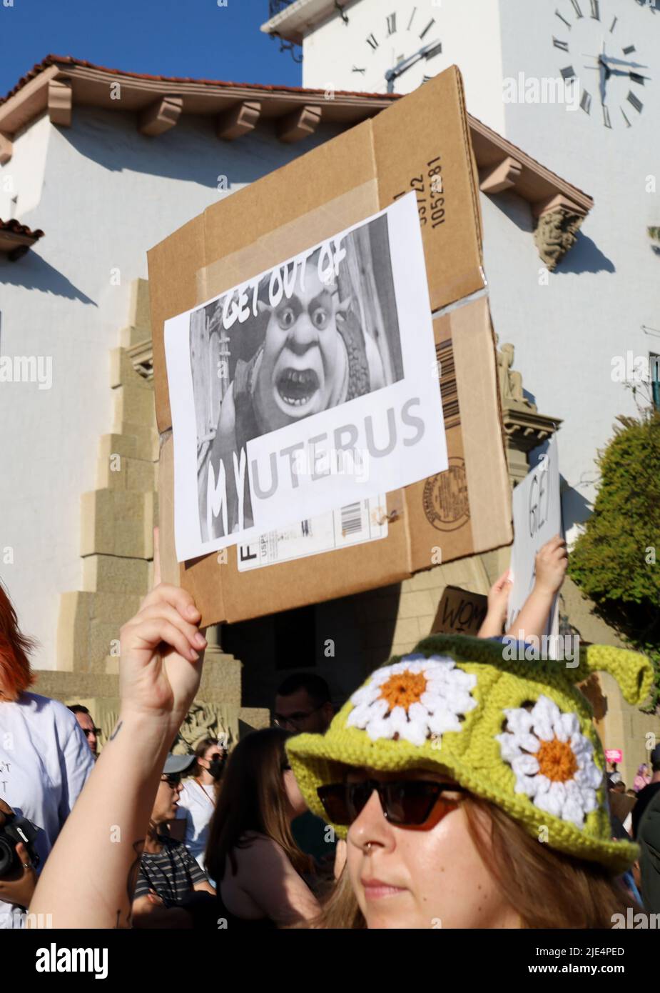 Santa Barbara, California, USA. 24th June, 2022. Get Out of My Uterus ...