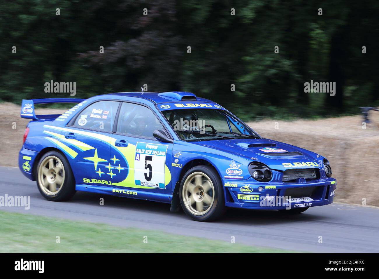 Subaru Impreza rally car at the Festival of Speed at Goodwood, Sussex ...